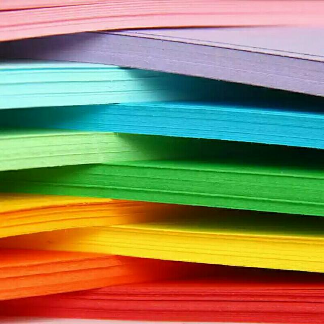 120gsm Brilliant Coloured Papers, Hobbies & Toys, Stationery & Craft ...