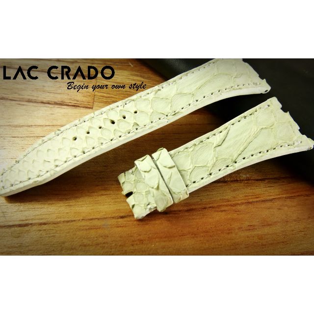 Pure White Python Strap For AP watches, Women's Fashion, Watches ...