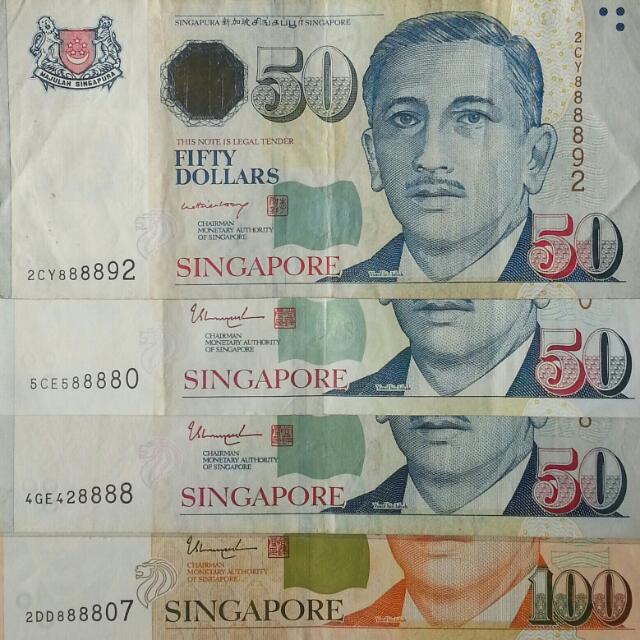 *8888* Fancy Serials $50 n $100 Notes, Hobbies & Toys, Memorabilia ...