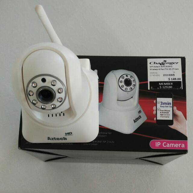 Aztech Wireless IP Camera (WIPC 409HD), Babies & Kids, Baby Nursery ...