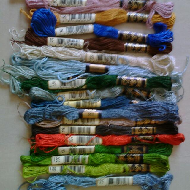 Colourful Thread, Hobbies & Toys, Stationery & Craft, Craft Supplies ...