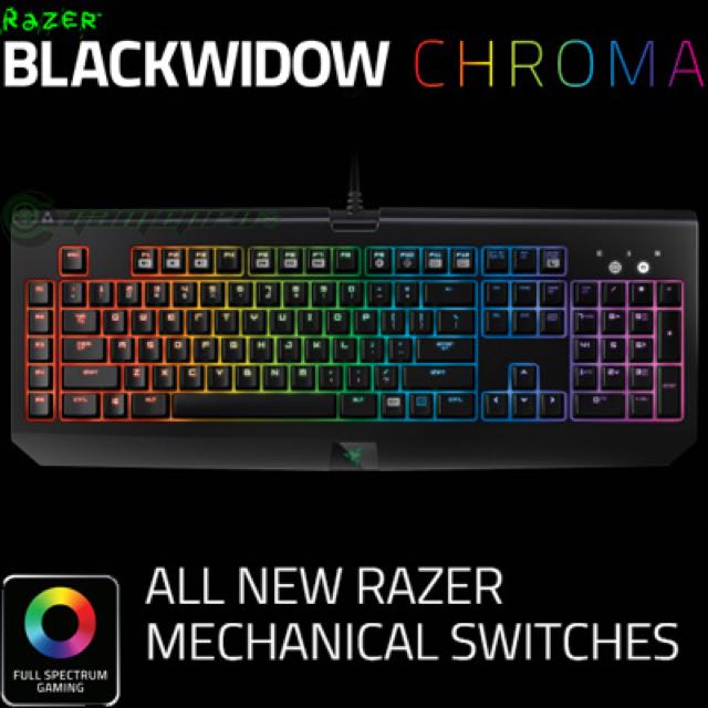 Razer BUNDLE Keyboard/Mouse CHROMA Series, Hobbies & Toys, Toys & Games ...