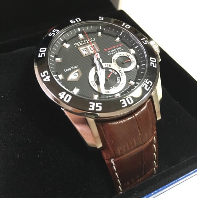 *Price Reduced! Seiko Sportura Perpetual Calendar Kinetic Auto Relay ...