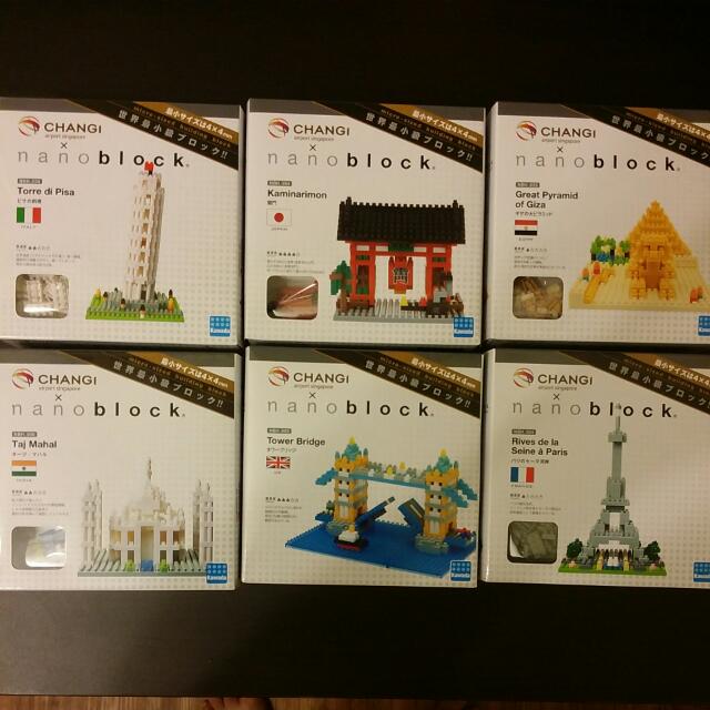 Changi Airport Singapore Nanoblock Lego Full Set, Hobbies & Toys, Toys & Games on Carousell