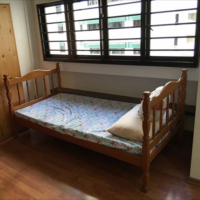 King Size Matters & Single Bed Frame With Matters, Furniture & Home ...