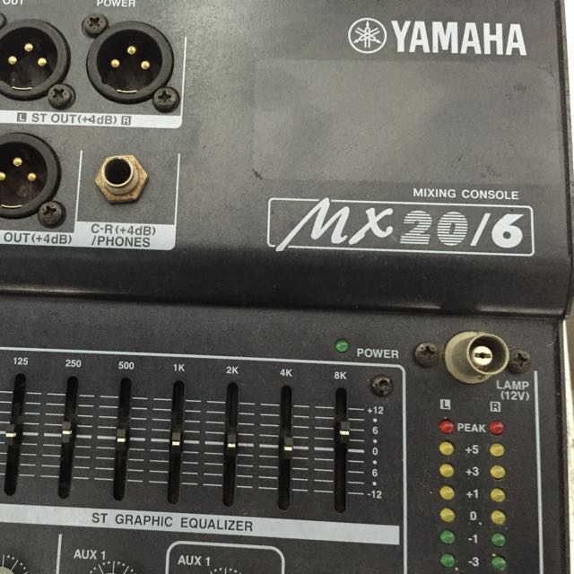 Yamaha MX20/6 Mixer, Hobbies & Toys, Music & Media, Music Accessories ...