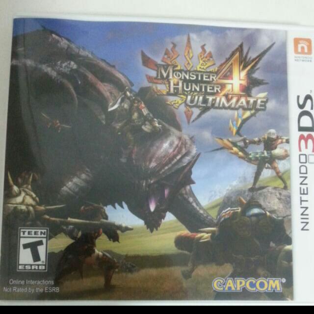 MH4U, Hobbies & Toys, Toys & Games on Carousell