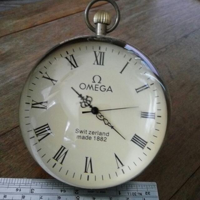 Omega Glass Ball Desk Clock, Furniture & Home Living, Home Decor ...