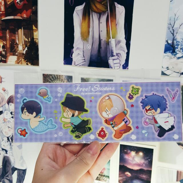 Free! Character Sticker Set, Hobbies & Toys, Stationery & Craft ...