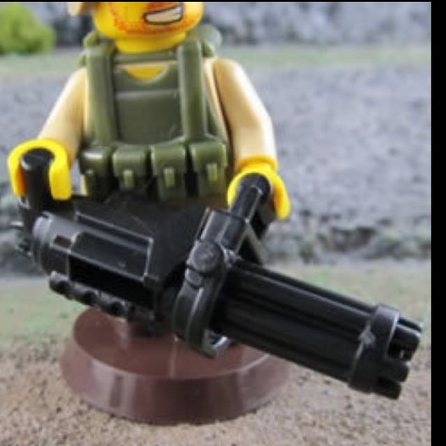 (Preorder) Lego Brickarms Gatling Minigun, Hobbies & Toys, Toys & Games ...