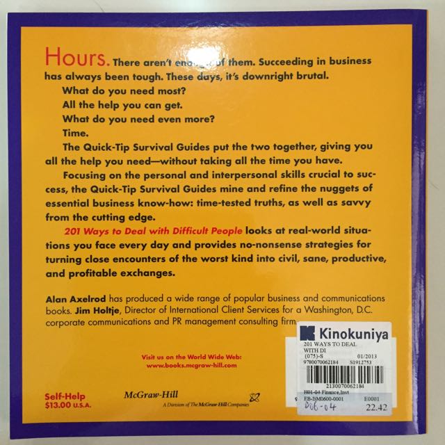 201 Ways To Deal With Difficult People, Computers & Tech, Office ...