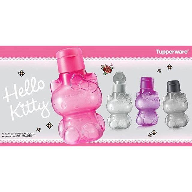 Authentic Tupperware Limited Edition Hello Kitty Bottle, Everything ...