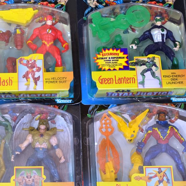 Justice League (Kenner Total Justice Series) Complete Set: Superman ...
