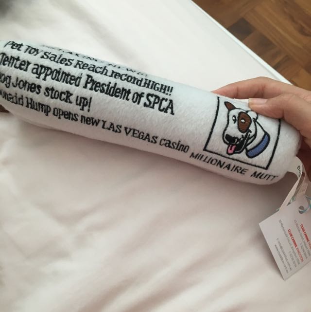 Newspaper Dog Toy, Pet Supplies, Homes & Other Pet Accessories on Carousell