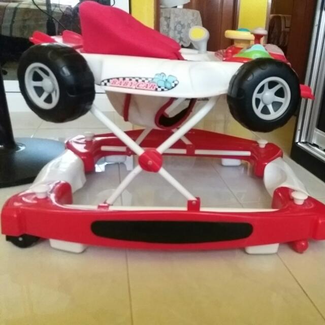 Race Car Walker, Babies & Kids, Going Out, Car Seats on Carousell