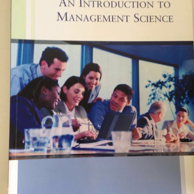 An Introduction To Management Science, Hobbies & Toys, Books ...