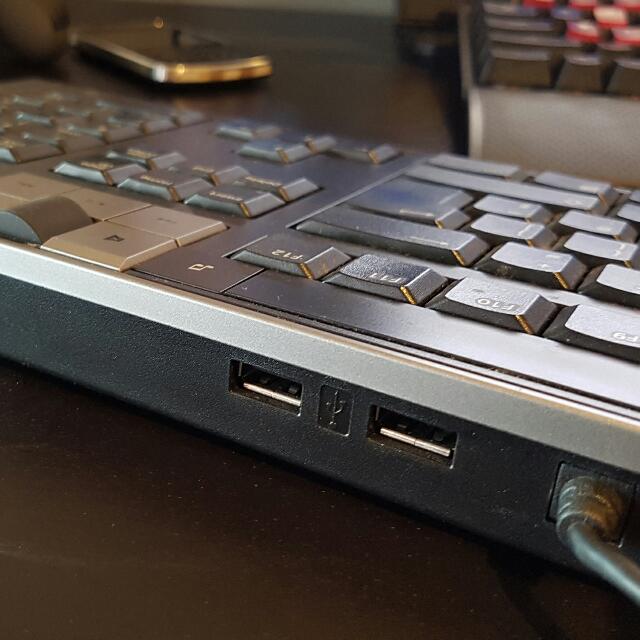 Dell U473D slim pc windows computer multimedia keyboard with two usb ...