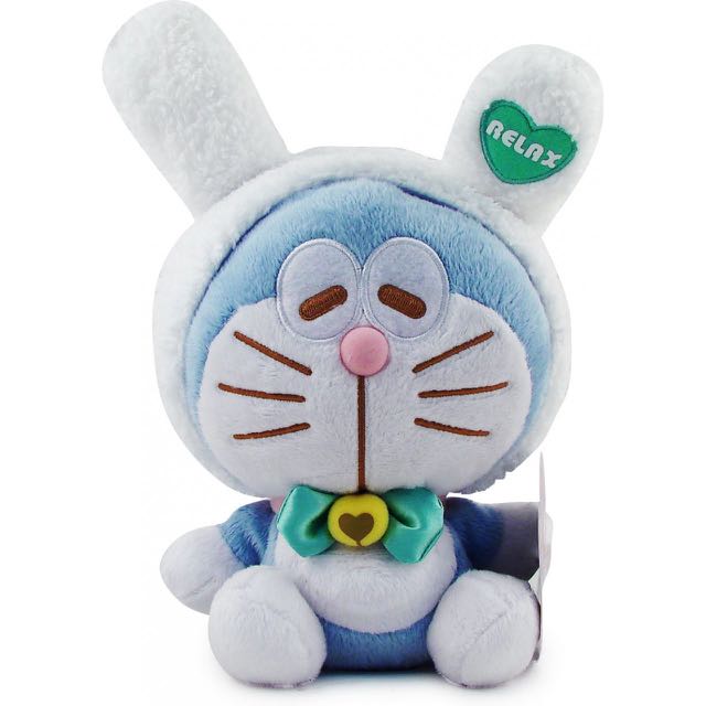 Doraemon HeartyDora Plush Doll Relax (Rabbit Version), Hobbies & Toys ...