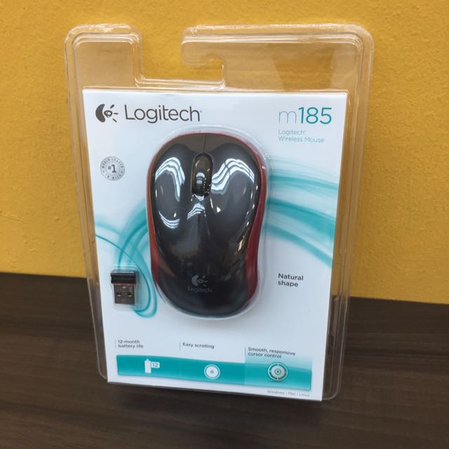 Logitech M185 Optical Wireless Mouse, Computers & Tech, Parts ...