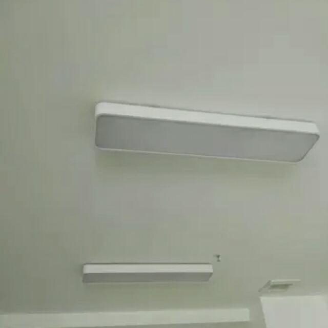 White Frame Long Ceiling Led Light For BTO Hdb Kitchen, Walkway ...