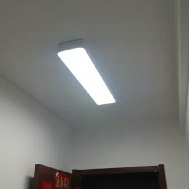 White Frame Long Ceiling Led Light For BTO Hdb Kitchen, Walkway ...