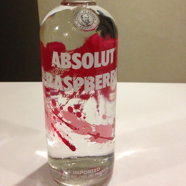 Absolut Vodka (Raspberry, Everything Else on Carousell