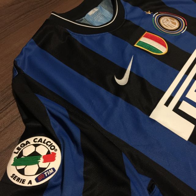 Inter Milan Nike Player Issue 2009/2010 Home Jersey Eto'o 9 (Serie A ...