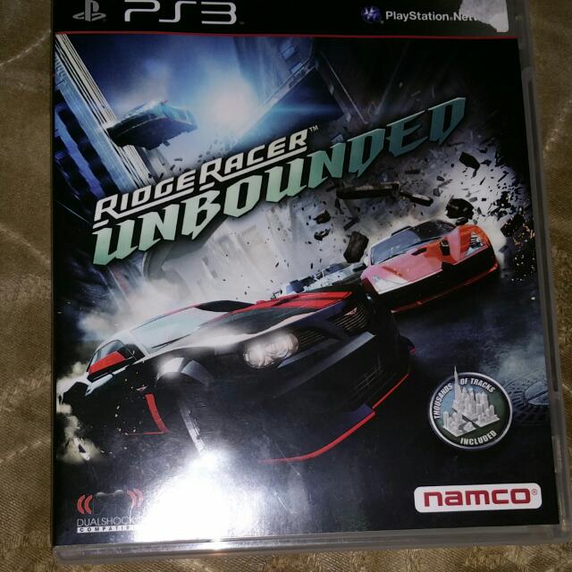PS3 Ridge Racer Unbounded Games, Hobbies & Toys, Toys & Games on Carousell