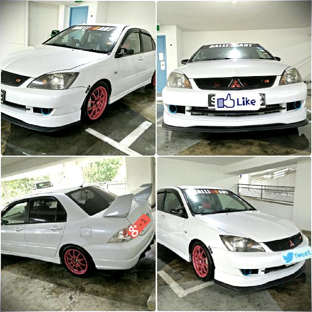 Sporty Mitsubishi Lancer Body Kit, Car Accessories on Carousell