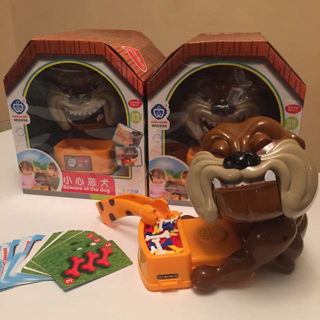 Beware Angry Dog Game Bone Bulldog Korean Barking Boardgame Version 2.0 ...
