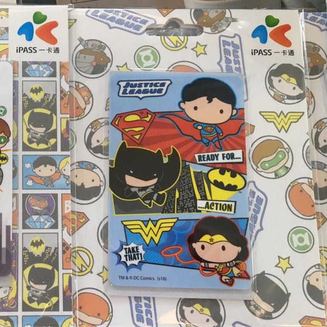Justice League Taiwan Ipass Collectible Card, Hobbies & Toys, Toys ...