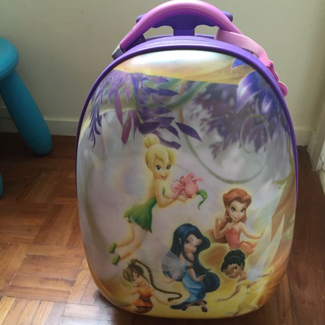 Tinkerbell Kids Luggage, Babies & Kids, Babies & Kids Fashion on Carousell