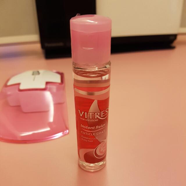 Vitress Instant Relax Cuticle Coat Straight Hair Glossy Hair Rebond ...