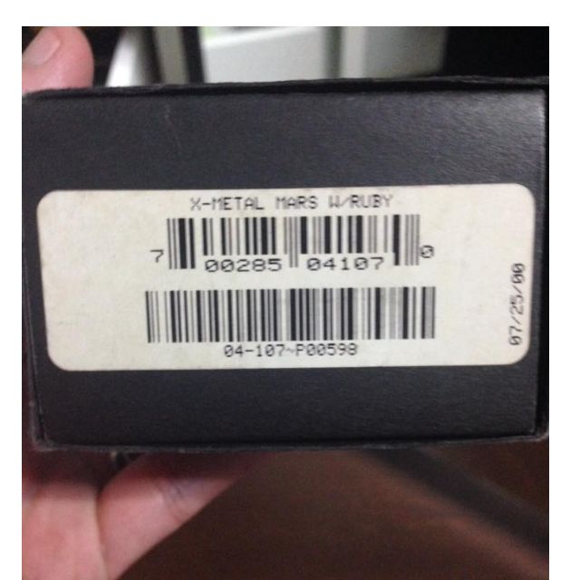 Oakley X-Metal Mars Ruby, Luxury on Carousell