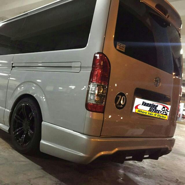 Toyota Hiace Rear Bumper, Car Accessories, Accessories on Carousell