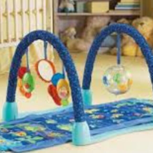 Fisher-Price Ocean Wonders Kick and Crawl Gym, Babies & Kids, Infant ...