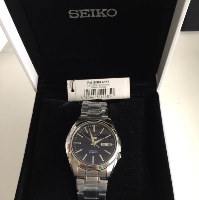 Seiko SNKL43K1 Blue dial Stainless Watch, Mobile Phones & Gadgets ...