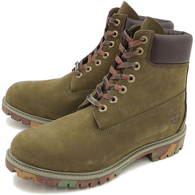 Timberland boots camo, Men's Fashion, Footwear, Boots on Carousell