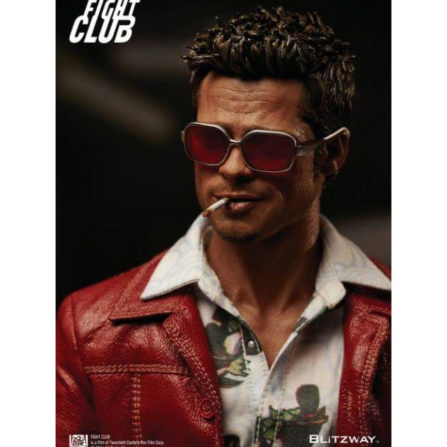 BW-FC00324 - Fight Club Red Jacket Ver Blitzway Brad Pitt Tyler Durden ...