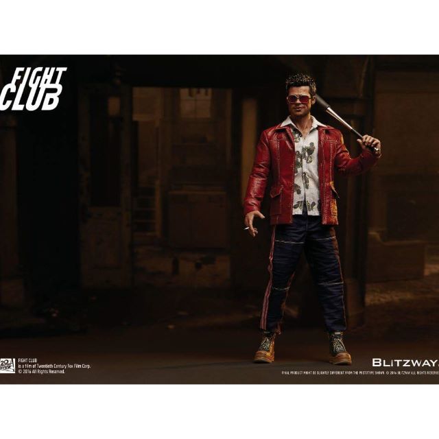 BW-FC00324 - Fight Club Red Jacket Ver Blitzway Brad Pitt Tyler Durden ...