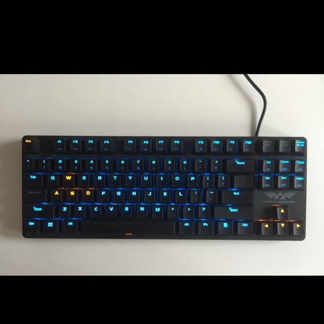 Armageddon Backlit Mechanical Keyboard MKA-3, Health & Nutrition ...