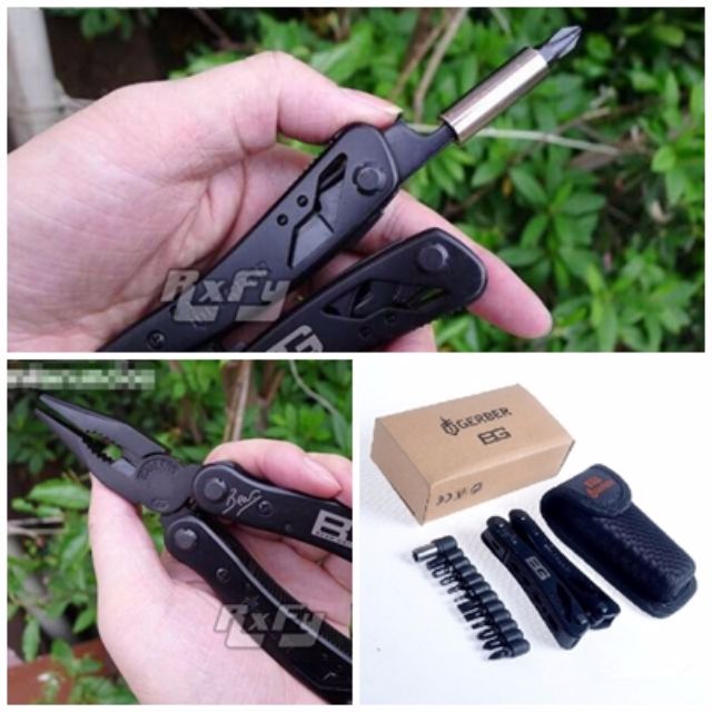 Bear Grylls Multi-functional Folding Plier & Multi-tools, Sports ...