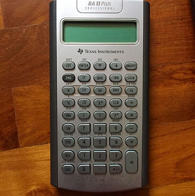 Texas Instruments BA-II Plus Scientific Calculator, Computers & Tech ...