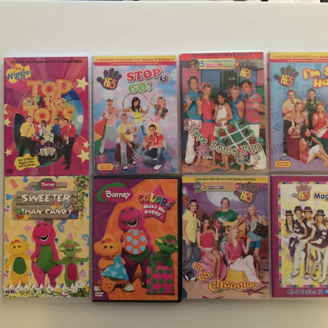 Various DVD - The Wiggles / Barney / Hi-5, Hobbies & Toys, Books ...