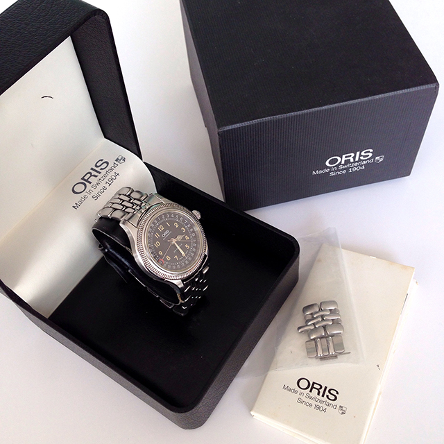 (Price Reduced) Vintage Oris Pointer Date Automatic 7465B Stainless ...