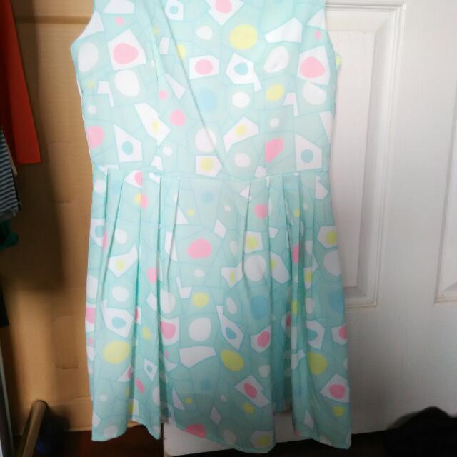 Pastel Color Sweet Ah Gogo Dress, Women's Fashion, Dresses & Sets ...