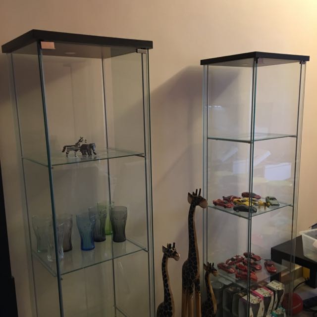 Rm 200 For 2 Ikea Glass Display Case Furniture And Home Living Kitchenware And Tableware Other