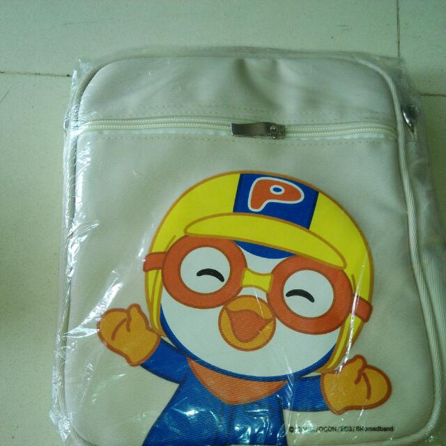 Brand New Pororo Sling Bag, Babies & Kids, Going Out, Diaper Bags ...