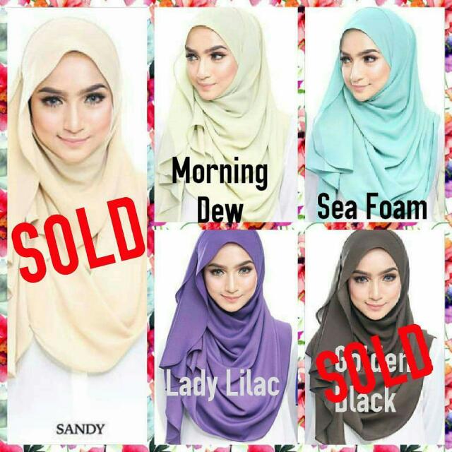MUMU Special Edition Basic shawl, Women's Fashion, Muslimah Fashion ...