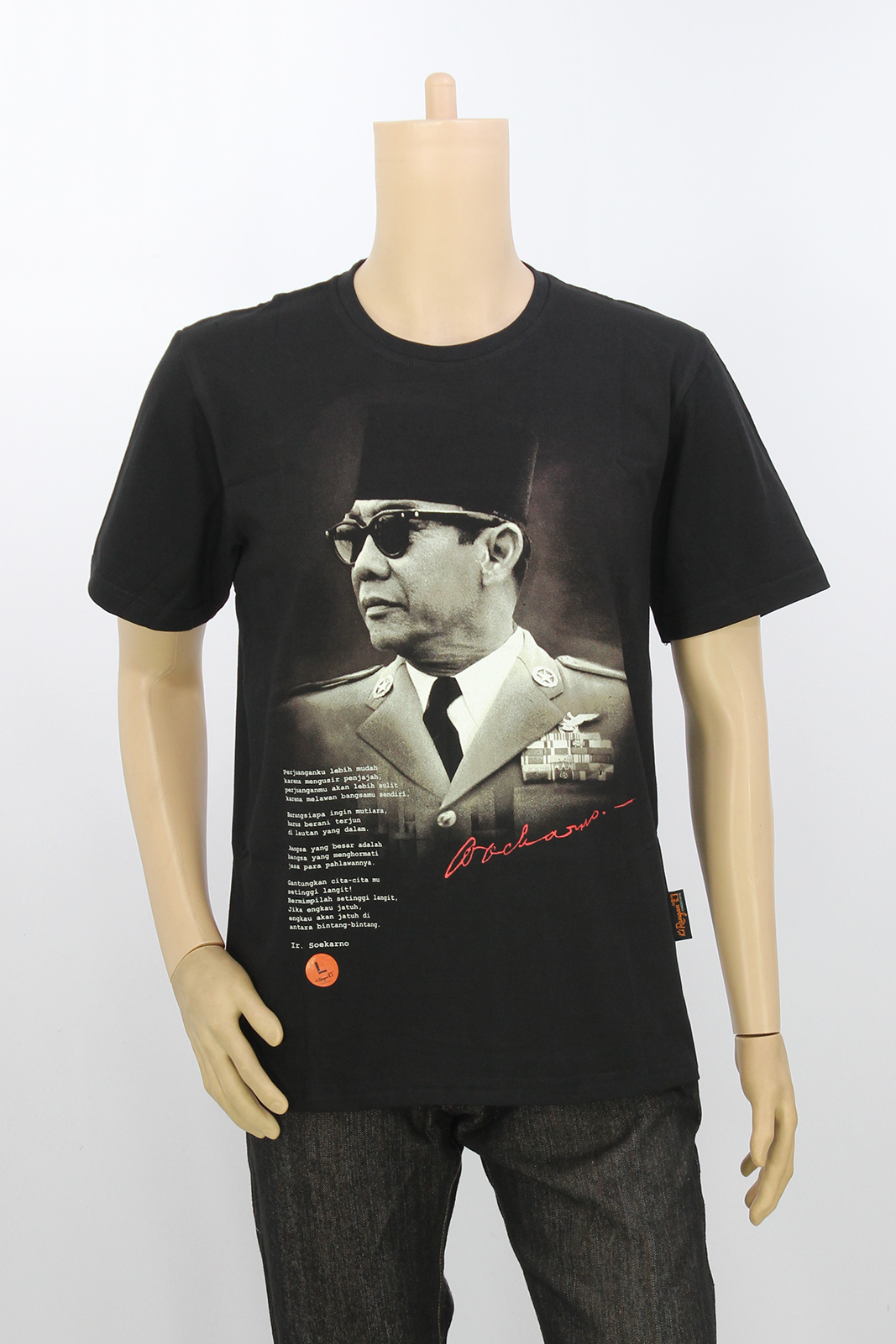 KAOS KIRANGAN MURAH KAOS PROKLAMATOR BUNG KARNO KAOS SOEKARNO GROSIR ...